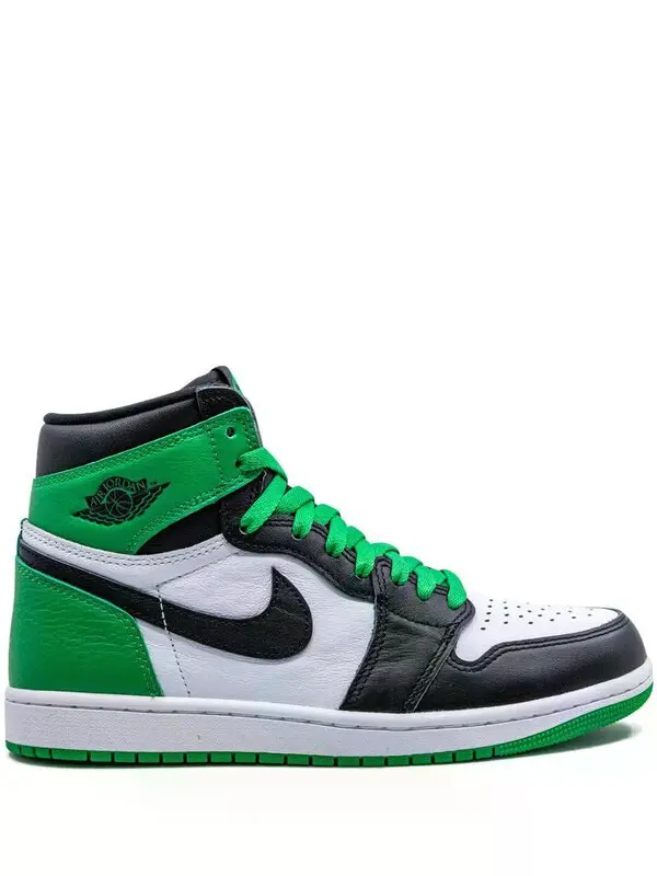 JORDAN Air 1 High Lucky Green Sneakers