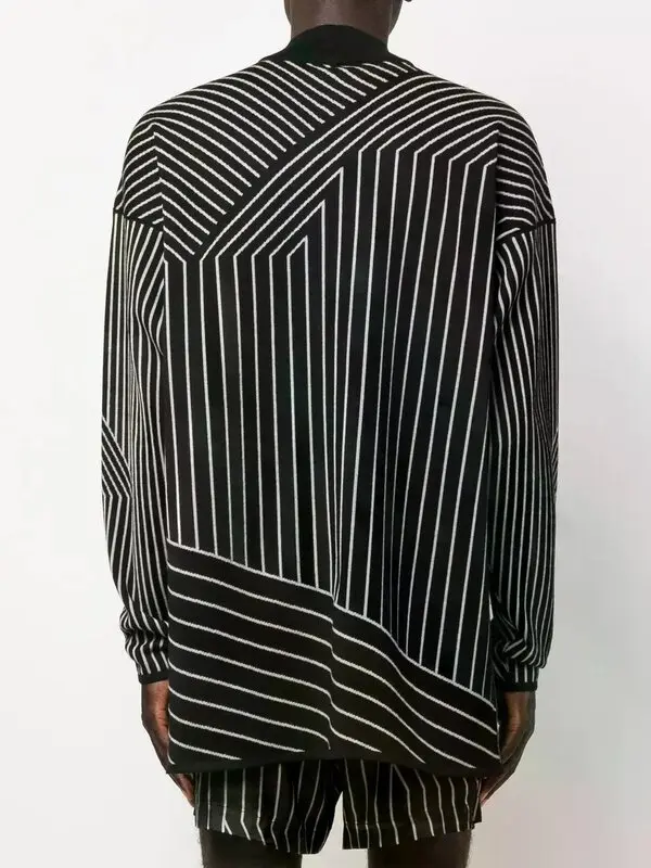 Rick Owens Multi-stripe Virgin Wool Jumper