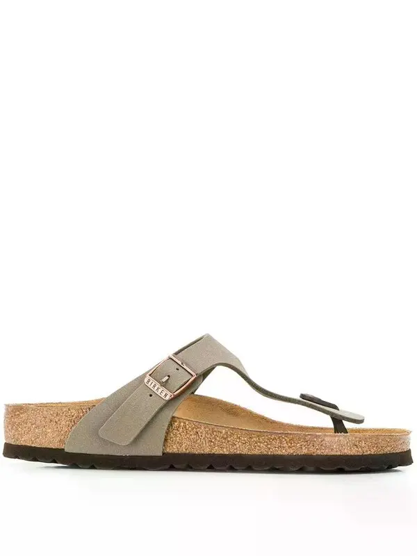 BIRKENSTOCK Flat Thong Sandals - Brown
