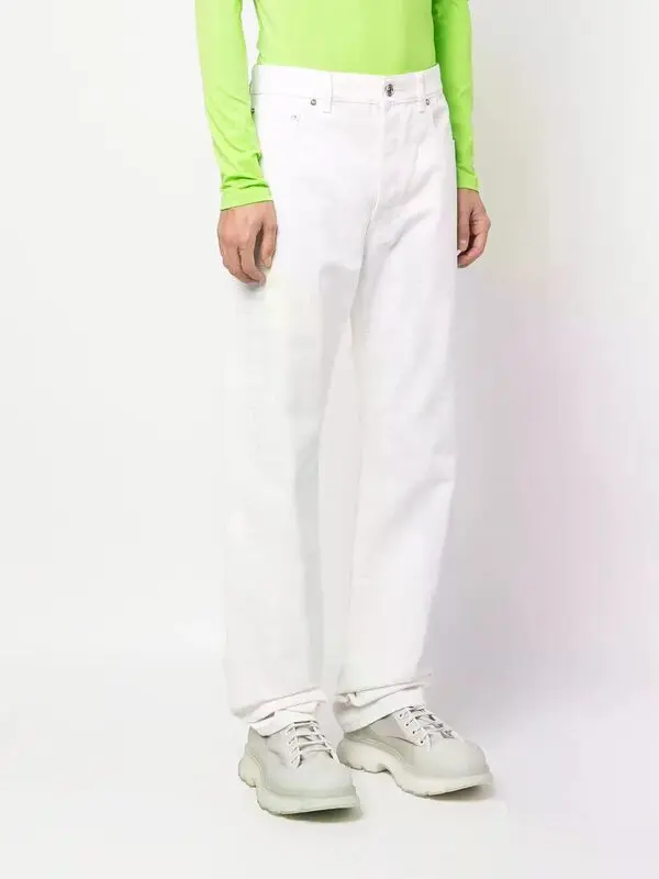 VTMNTS Barcode-print Straight-leg Jeans