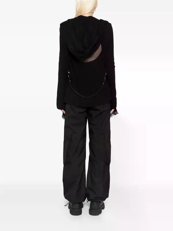 HYEIN SEO Hooded Knit Cardigan