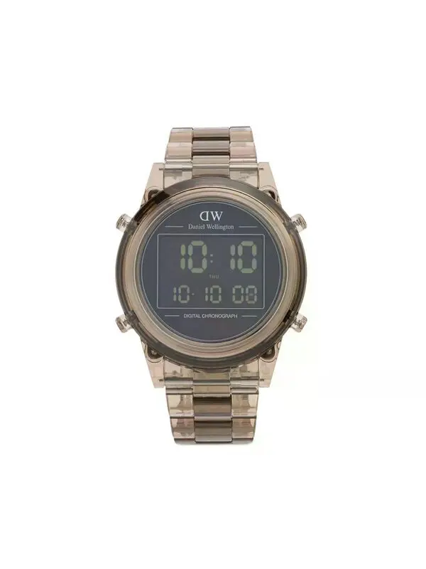 DANIEL WELLINGTON Digital Chronograph Bracelet Watch - Black