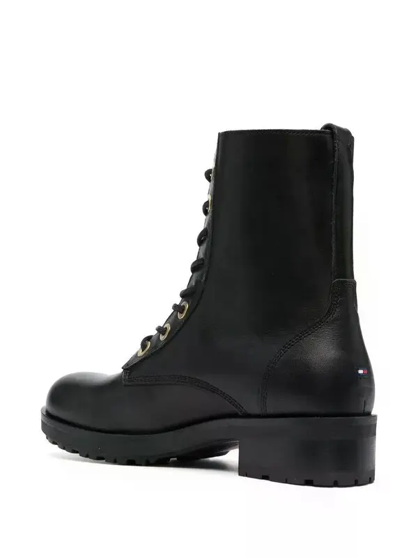 Tommy Hilfiger 40mm Zip-up Biker Boots