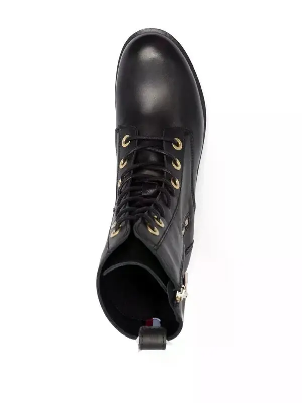 Tommy Hilfiger 40mm Zip-up Biker Boots