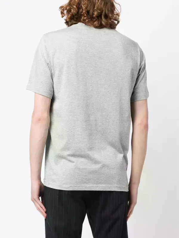 Paul Smith Zebra Embroidered-logo T-shirt - Grey