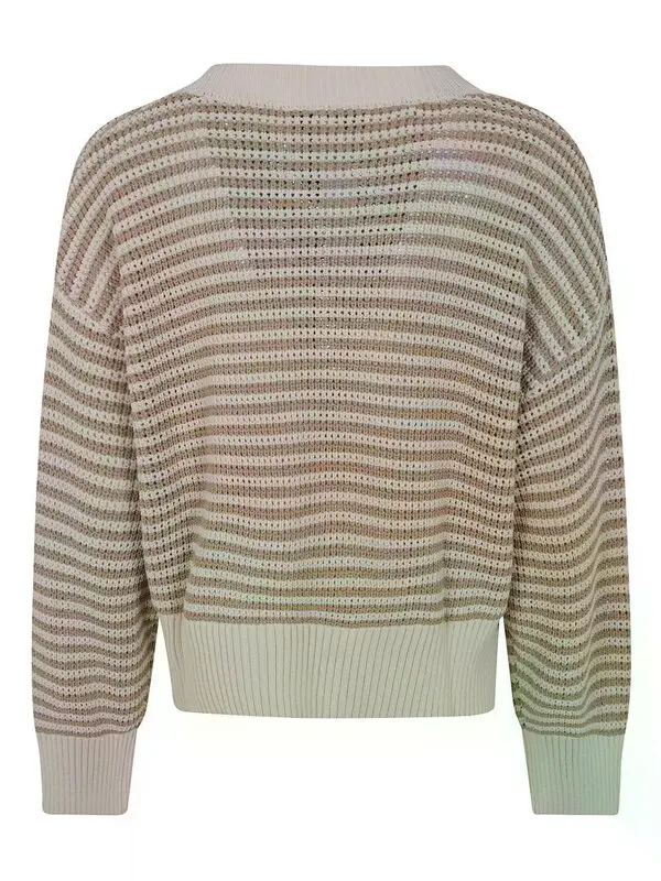 TWINSET Striped Crew Neck Jumper
