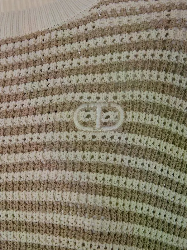 TWINSET Striped Crew Neck Jumper