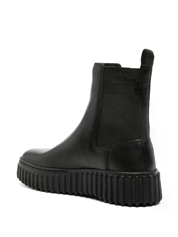 Clarks Torhill Maple Leather Chelsea Boots