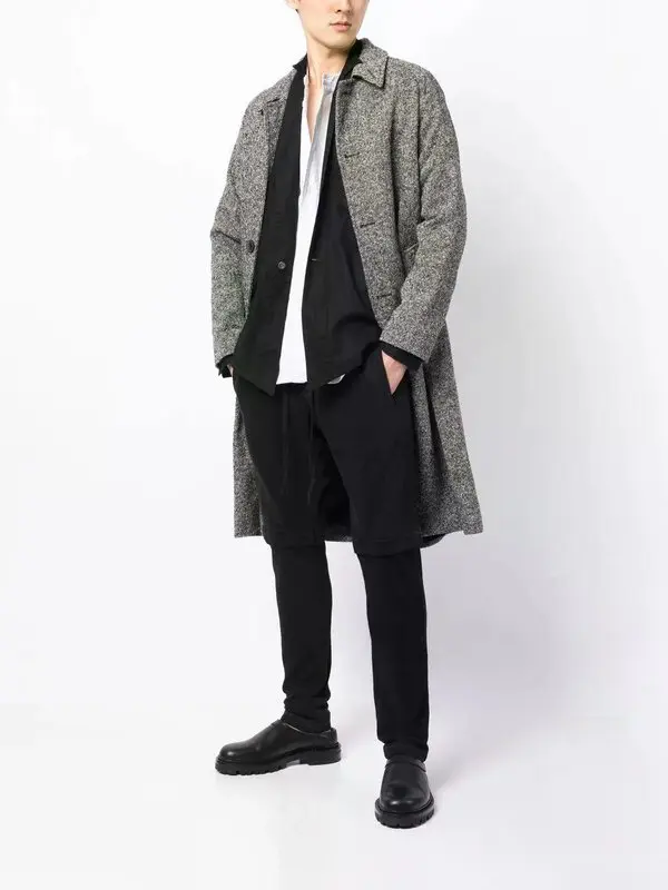 GREG LAUREN Drawstring Cotton Track Pants