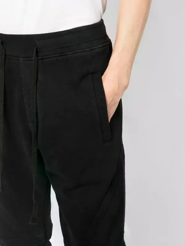 GREG LAUREN Drawstring Cotton Track Pants