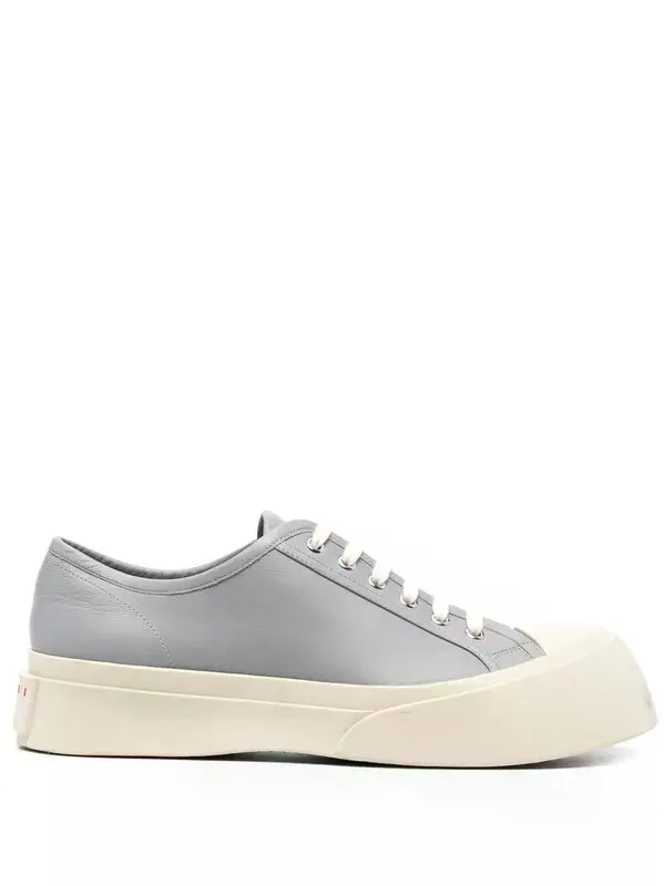 Marni Pablo Low-top Leather Sneakers - Grey