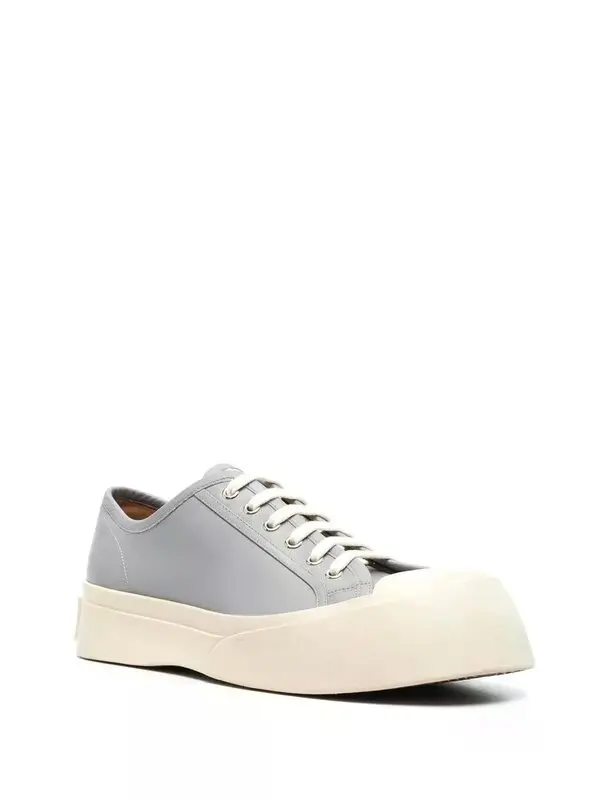 Marni Pablo Low-top Leather Sneakers - Grey