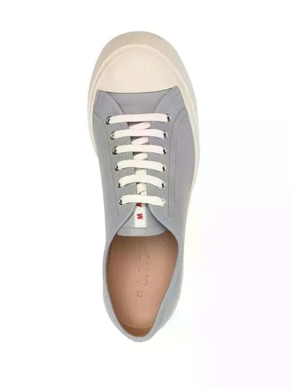Marni Pablo Low-top Leather Sneakers - Grey