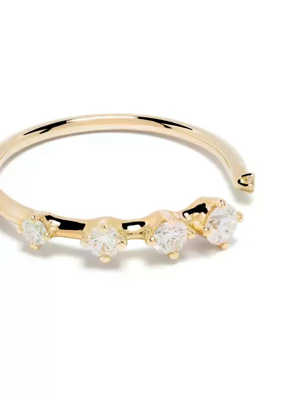 Fernando Jorge 18kt Yellow Sequence Diamond Ring