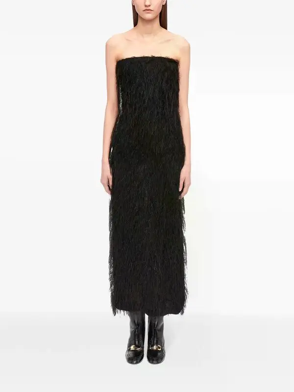 FERRAGAMO Fringed Maxi Dress