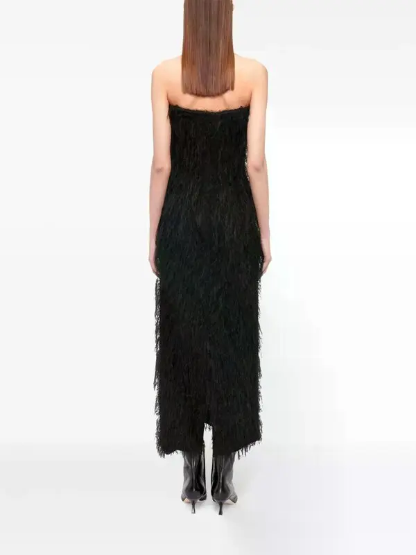 FERRAGAMO Fringed Maxi Dress