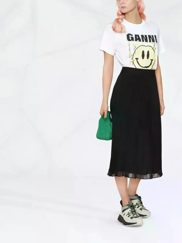 Dkny Chiffon Midi Skirt