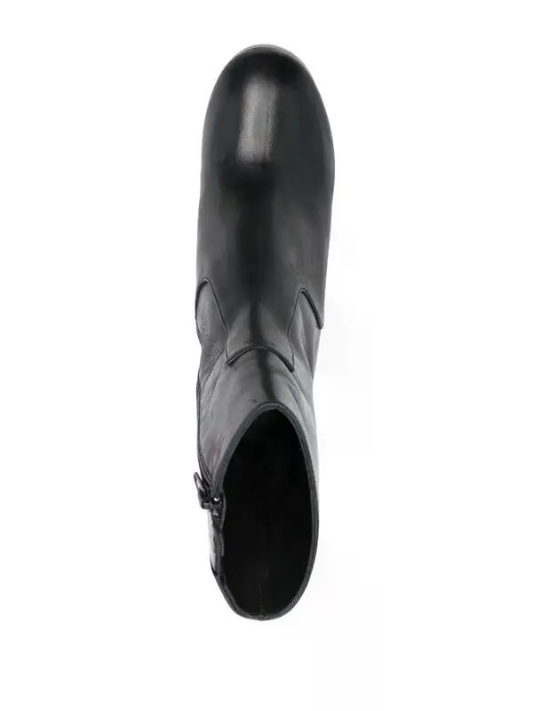 ALOHAS Thunder 110mm Leather Platform Ankle Boots