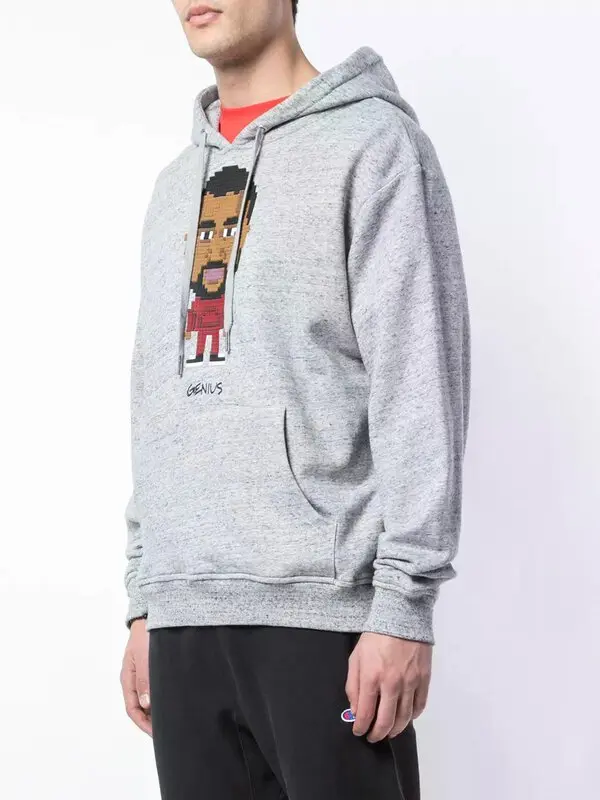 MOSTLY HEARD RARELY SEEN 8-BIT Genius Print Hoodie