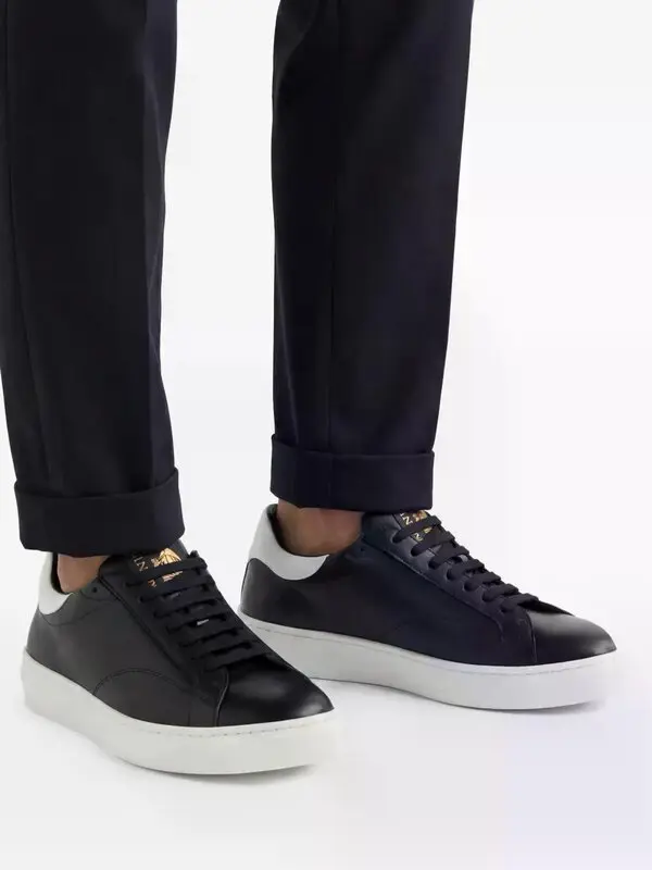 LANVIN Ddb0 Low-top Leather Sneakers