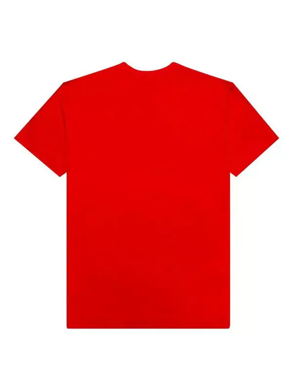 Play Comme Des Garcon Embroidered Logo T-shirt - Red