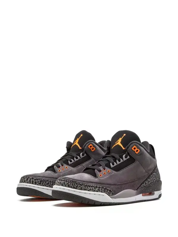 JORDAN Air 3 Retro Fear Pack Sneakers - Grey
