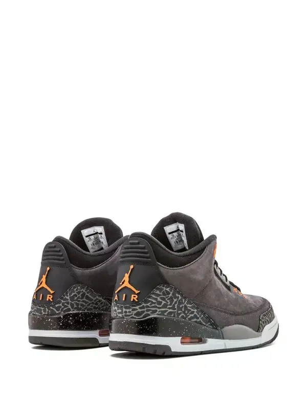 JORDAN Air 3 Retro Fear Pack Sneakers - Grey