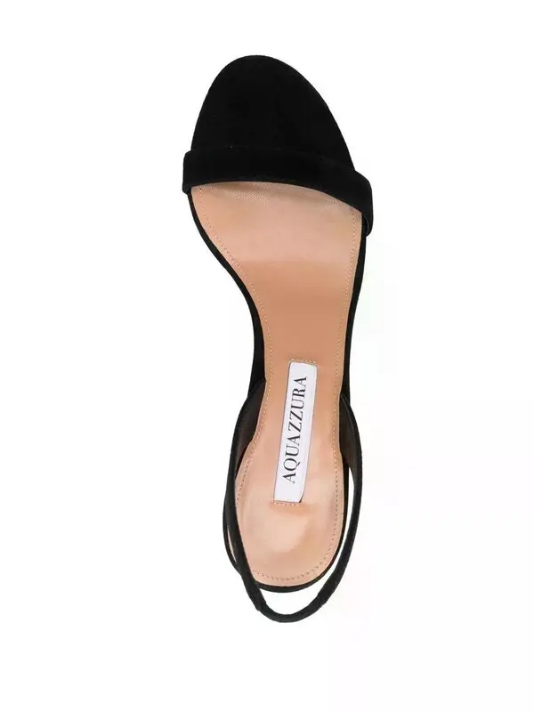 AQUAZZURA 90mm Heeled Suede Sandals