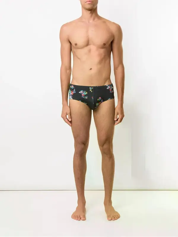 AMIR SLAMA Printed Swim Trunks
