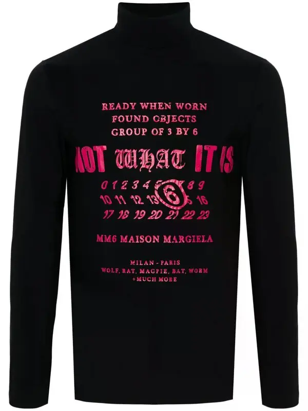 MAISON MARGIELA Numbers Print Top