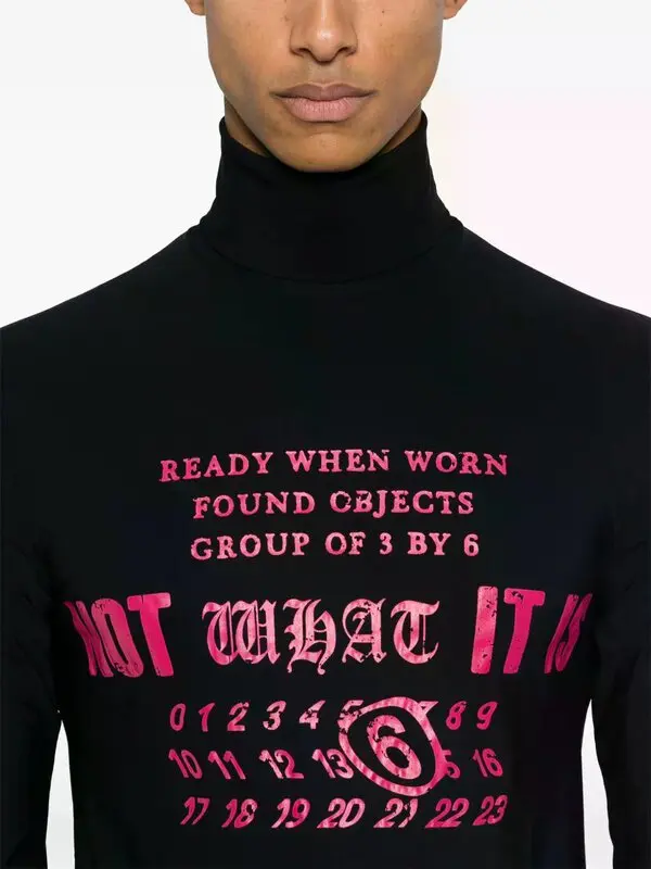 MAISON MARGIELA Numbers Print Top