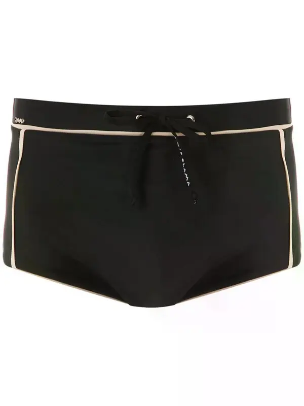 AMIR SLAMA Plain Trunks - Black