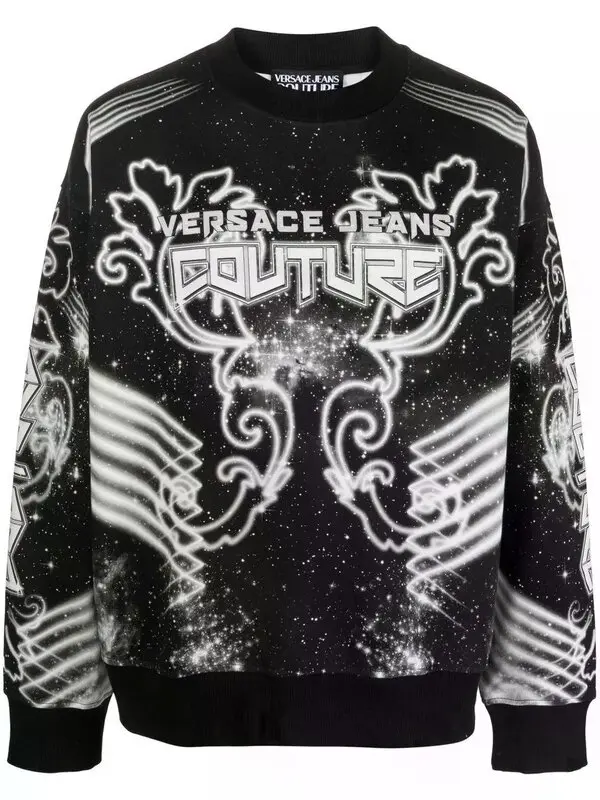 Versace Space Couture Long-sleeve Sweatshirt