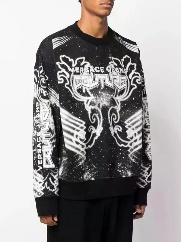 Versace Space Couture Long-sleeve Sweatshirt
