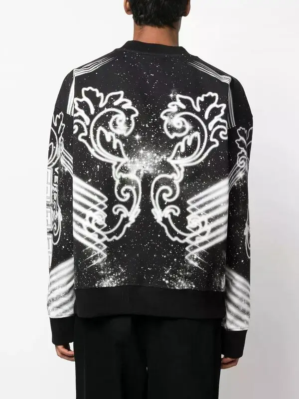 Versace Space Couture Long-sleeve Sweatshirt