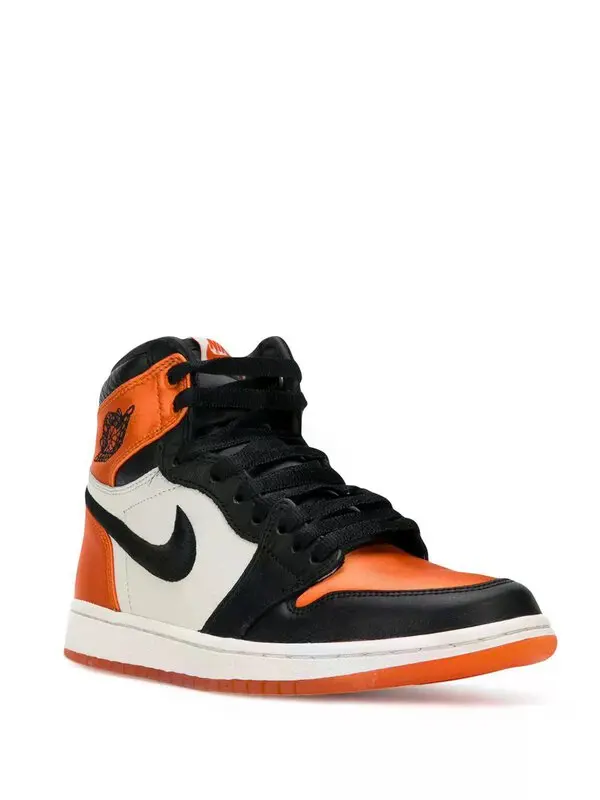 JORDAN Air 1 Re High Og Sl Satin Shattered Backboard Sneakers - Orange
