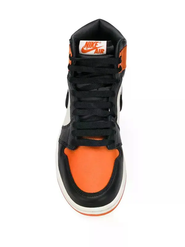 JORDAN Air 1 Re High Og Sl Satin Shattered Backboard Sneakers - Orange