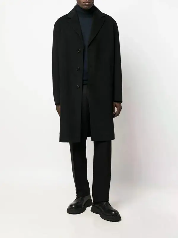 ROBERTO COLLINA Wool Roll-neck Jumper - Blue