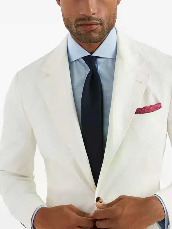 Brunello Cucinelli Textured Tie - Grey