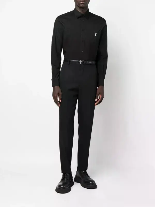 Burberry Logo-embroidered Shirt