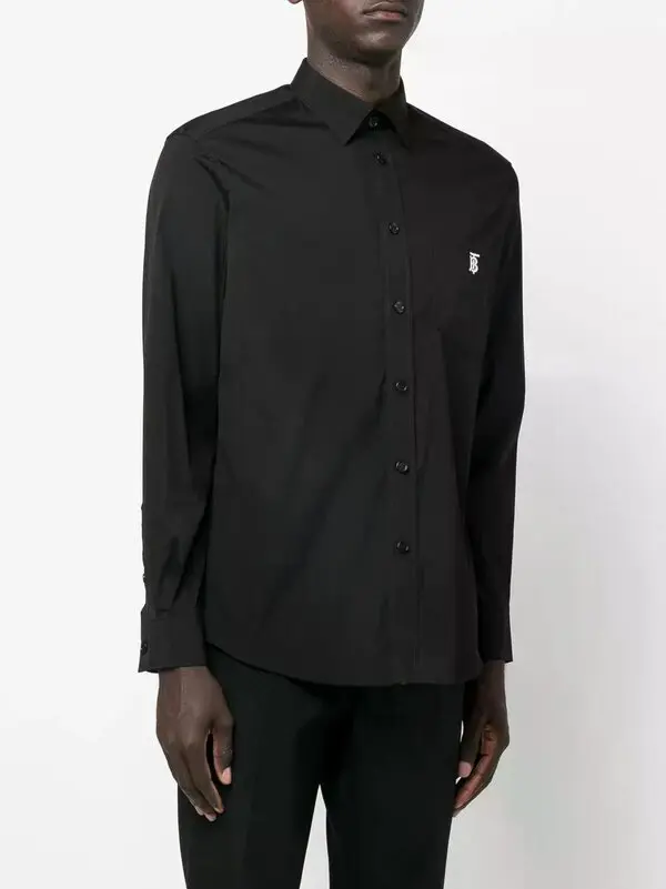 Burberry Logo-embroidered Shirt