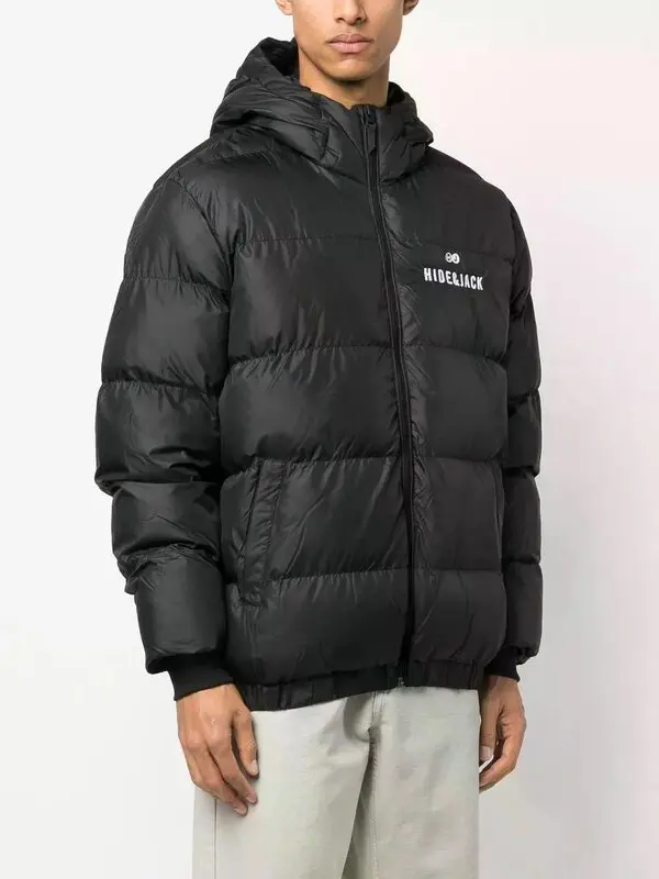 HIDE&JACK Logo-embroidered Padded Jacket