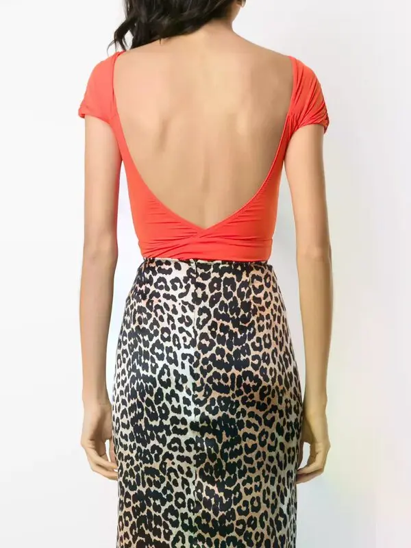 AMIR SLAMA Ruched Panelled Body