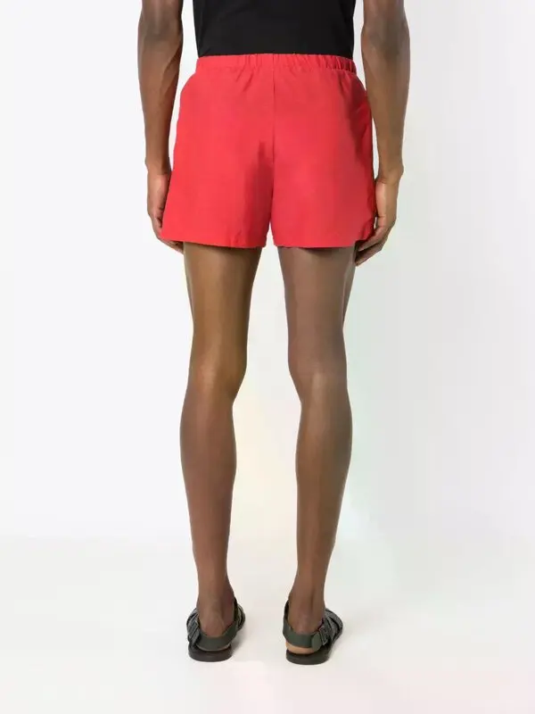 AMIR SLAMA Elasticated-waistband Linen Shorts