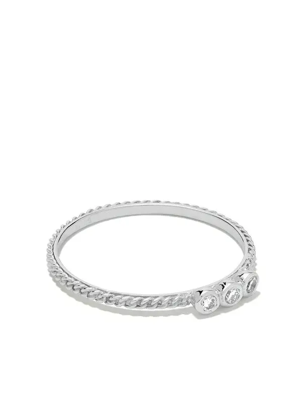 WOUTERS & HENDRIX 18kt White Gold Diamond Ring - Silver