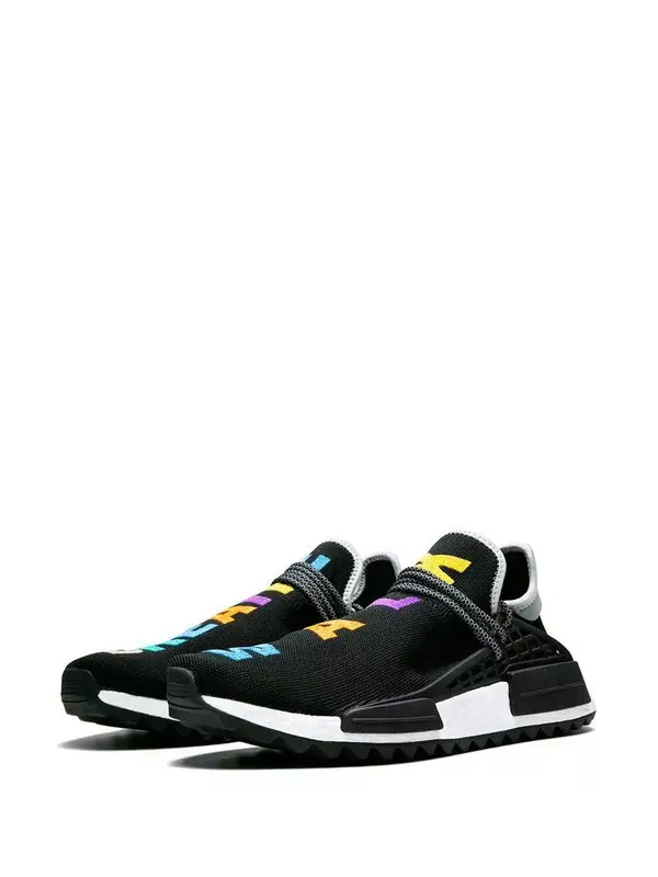 Adidas Pharrell Williams Hu Nmd Tr Friends & Family Breathe/walk Sneakers - Black
