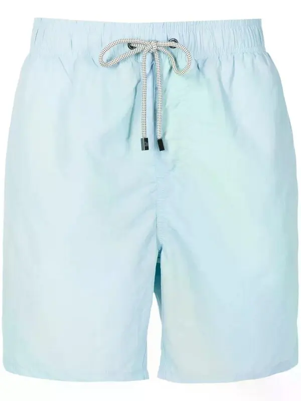 AMIR SLAMA Elasticated Drawstring Swim Shorts - Blue