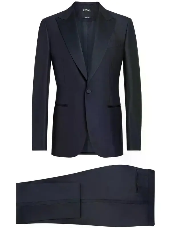 Zegna Single-breasted Peak-lapel Suit