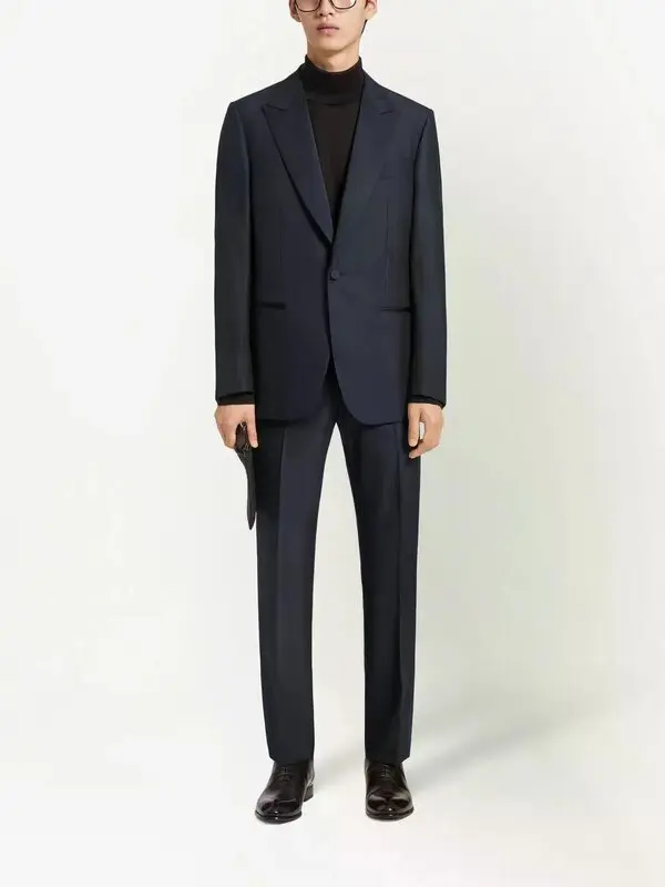 Zegna Single-breasted Peak-lapel Suit