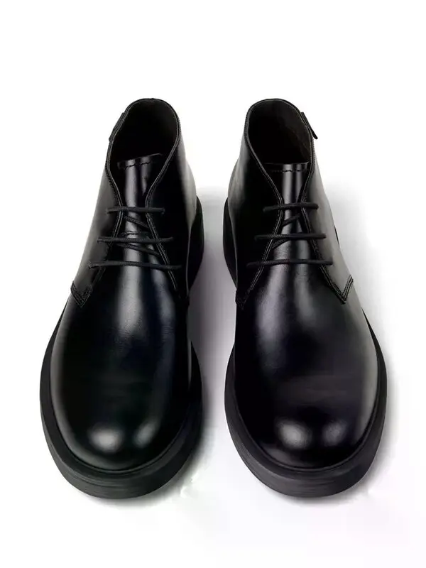 Camper Dean Lace-up Leather Boots